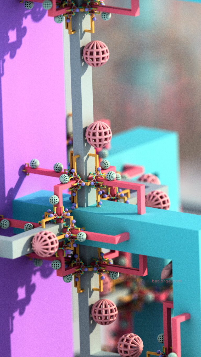 Quantum Trap Fractal Batjorge